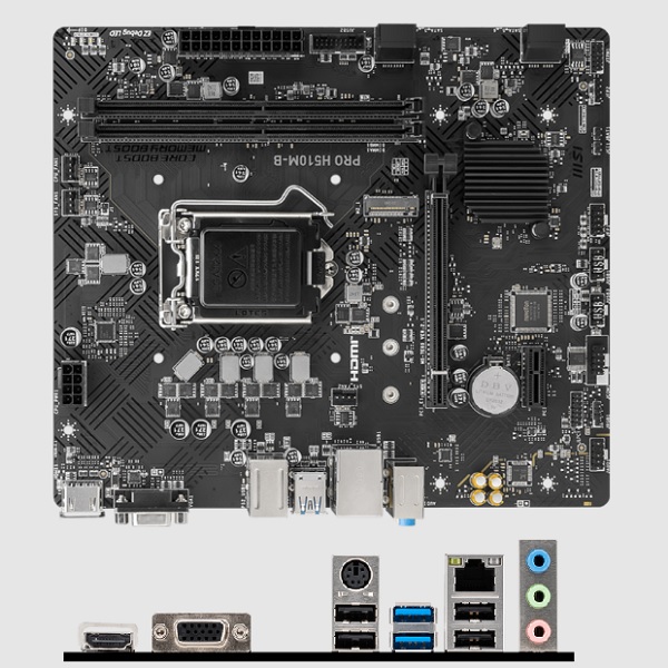 MSI Mb Msi H510M Intel S1200 10A Gen2Xddr4 2666MhzPcie 30HdmiVga4Xusb ...