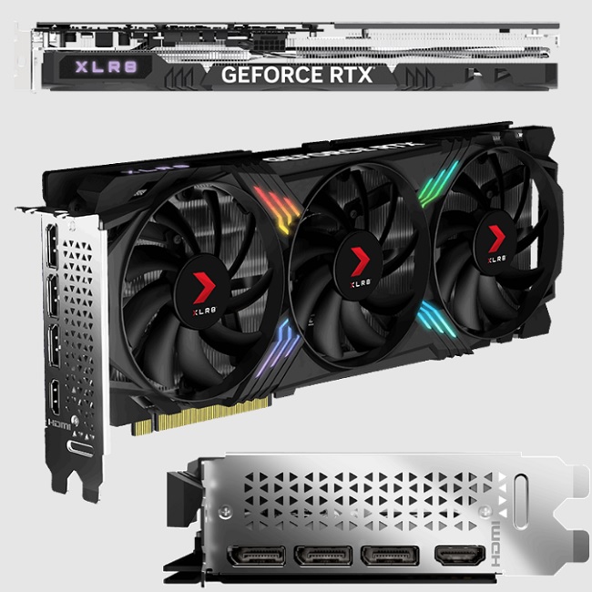 Vga Pny Geforce Rtx 4070 Super 12Gb Xlr8 Verto Epicx Rgb Oc 3Fan Gddr6X ...