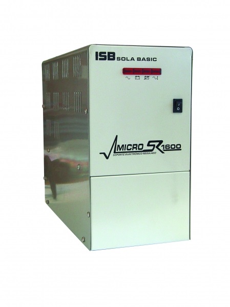 NO BREAK SOLA BASIC ISB MICRO SR XR-21-162, 1600VA / 1000 WATTS, 6 ...