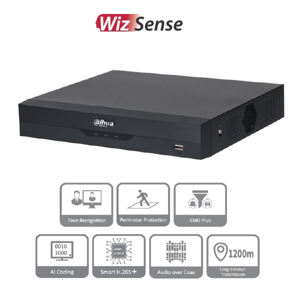 Dvr Dahua Xvr5108Hs4KlI3 Dvr 8 Canales 4K 8 Ip Wizsense H265 Hasta 16 ...